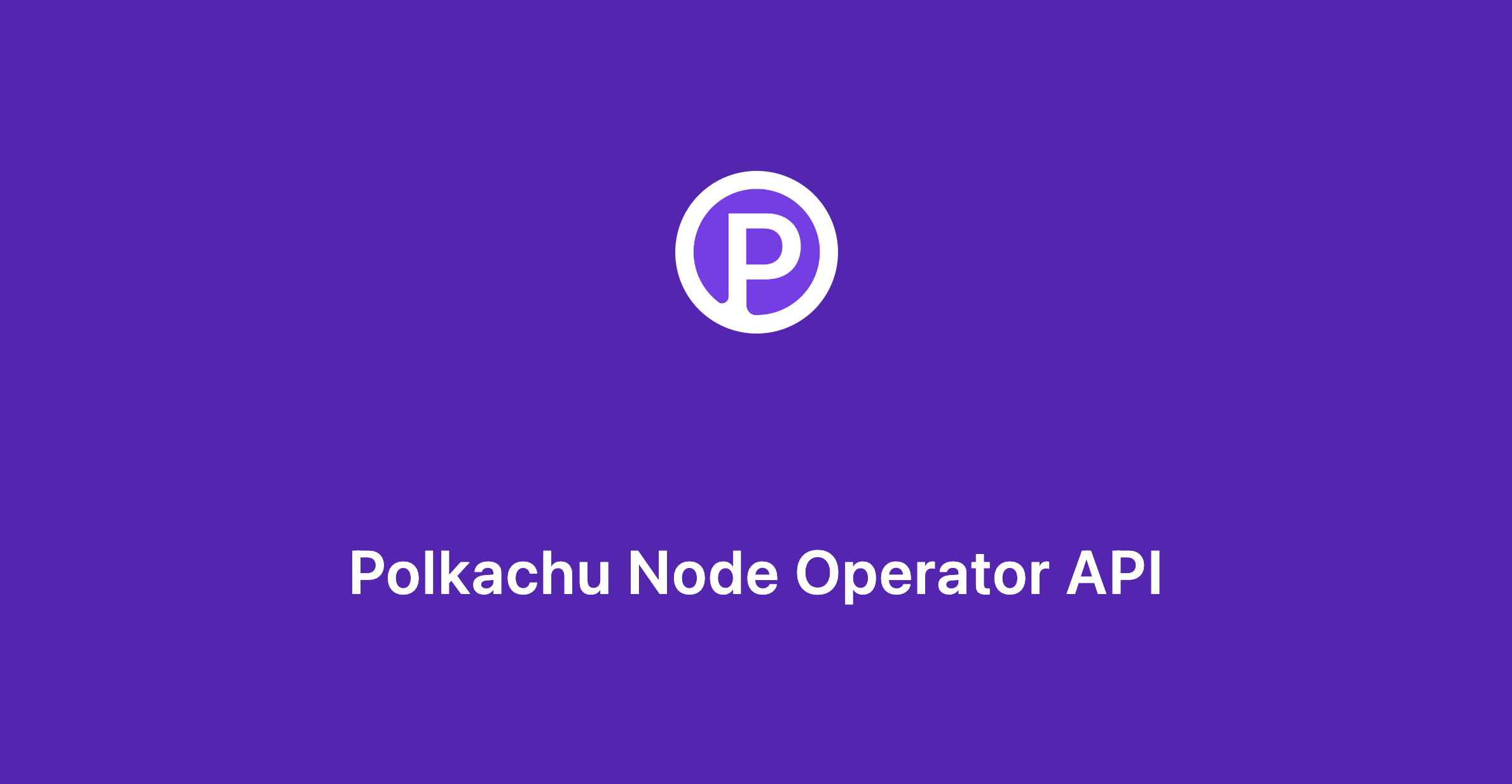 Polkachu Node Operator Api Polkachu