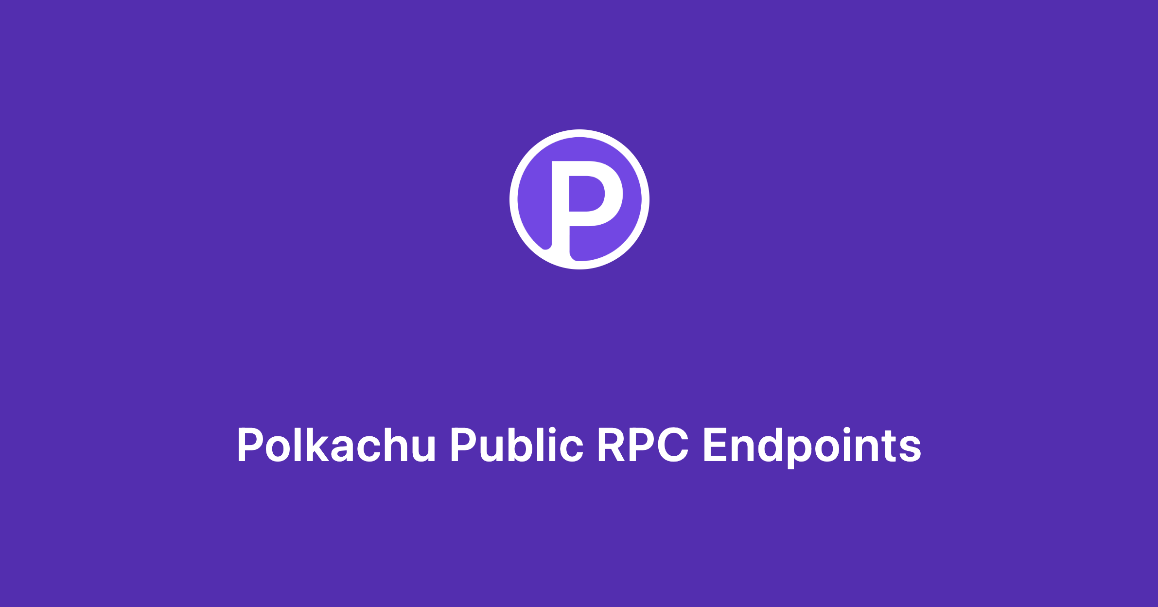 Polkachu Public EVM RPCs | Polkachu